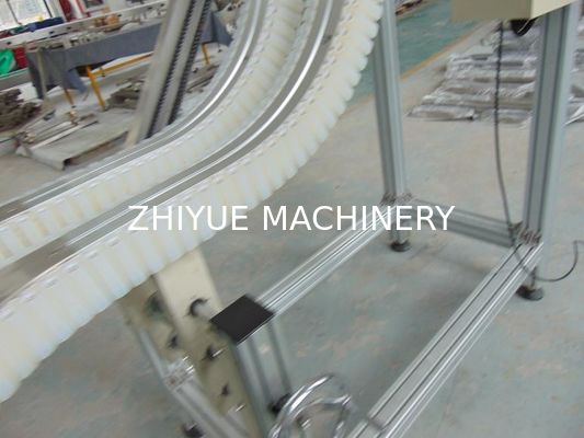 Z type elevating conveyors aluminium flexible conveyors system width 63mm
