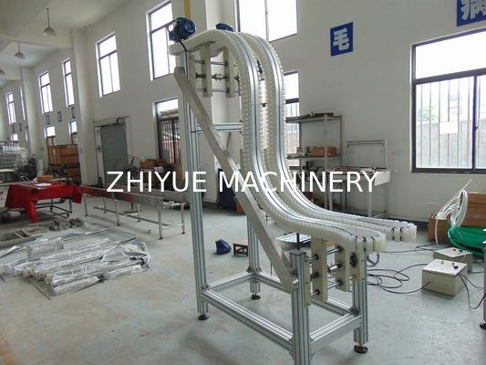 Elevating bottle conveyors elevators aluminium modular flexible ...