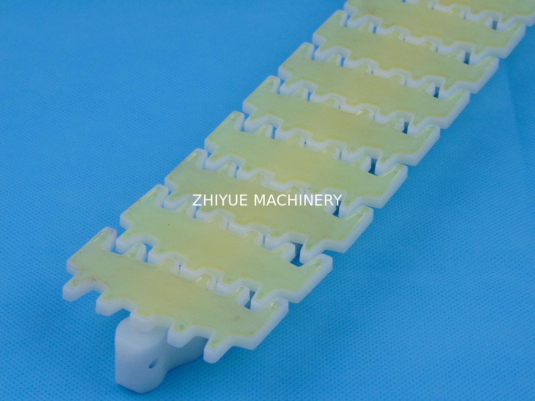 LF63E cleated flexible conveyor chains with friction top suitable for ...