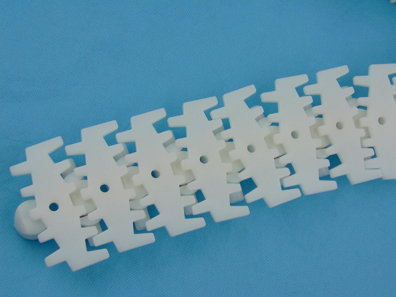 LF63A Flexible plain conveyor chains plastic flex chains width 63mm for ...